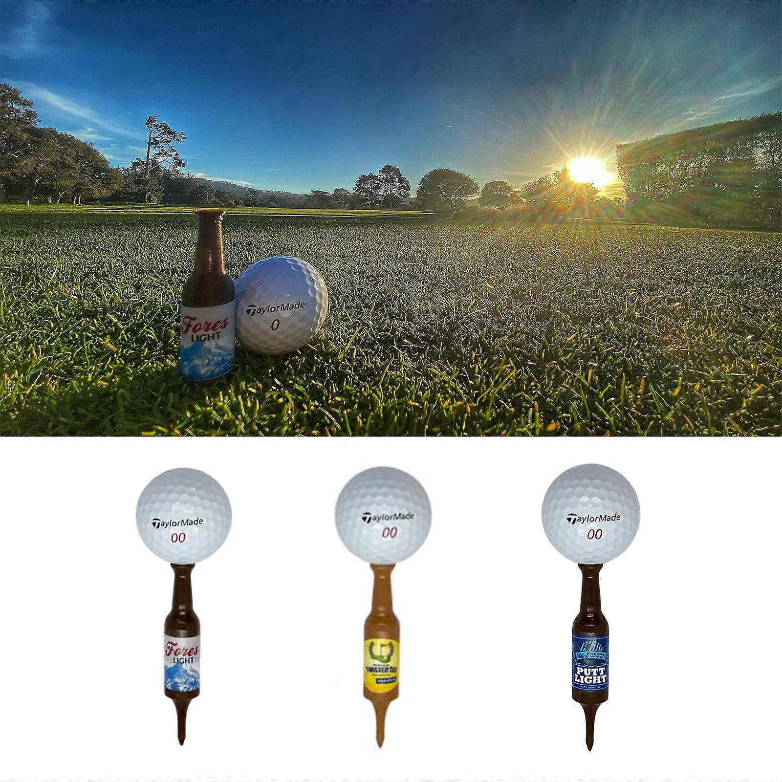 6pcs Beer Bottle Golf Tees, Mini Beer Bottle Golf Tees, Golf Gift For ...