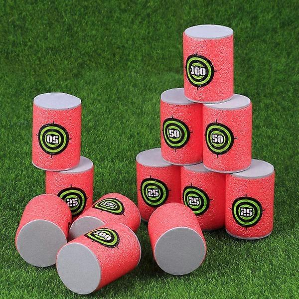 12 soft foam target cans for Nerf Gun Games | Fruugo UK