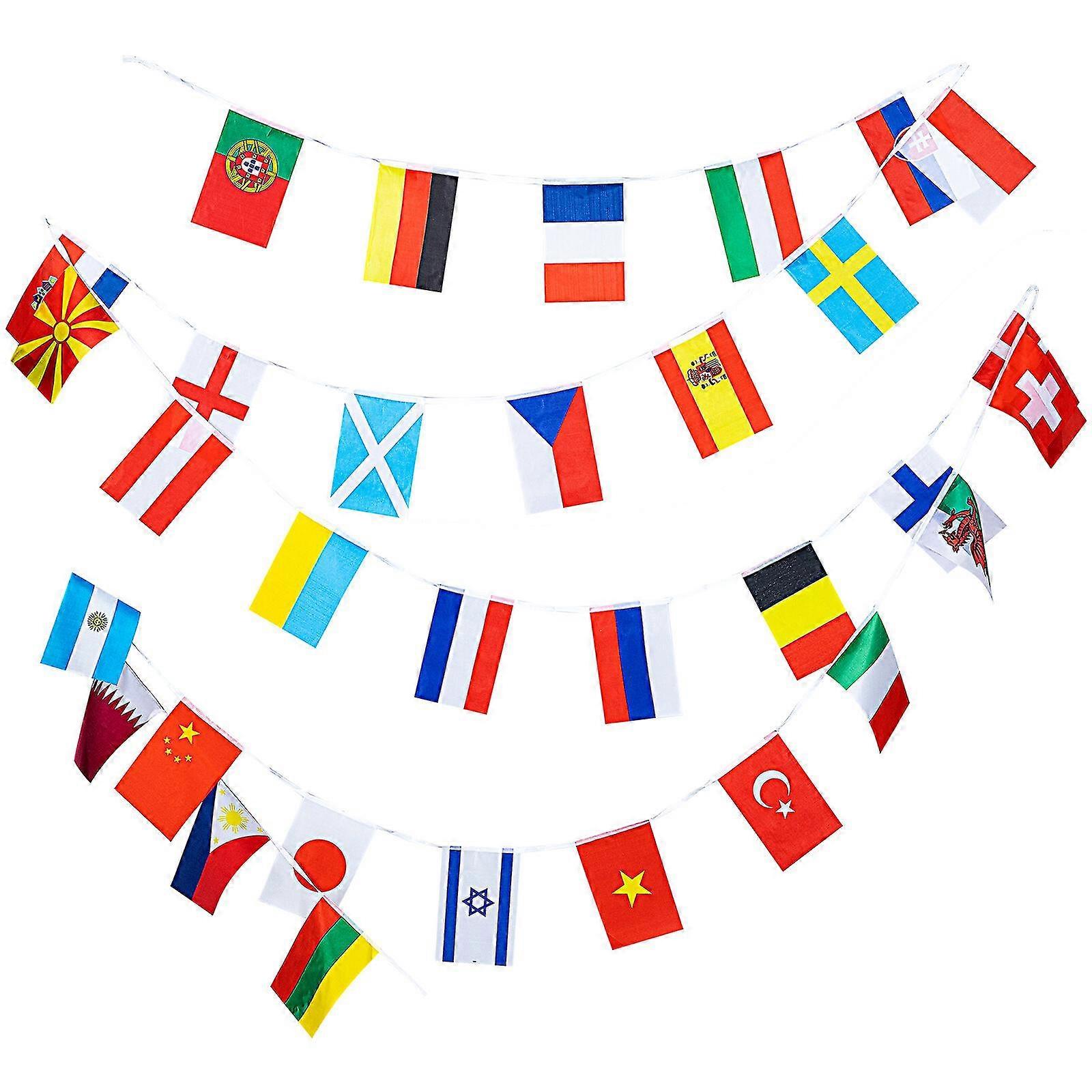 32-countries String Flags Party Decoration Pull Flags Decorative ...