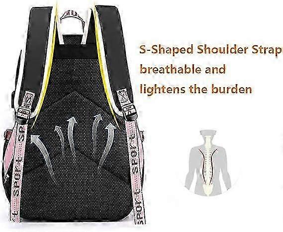 Kpop BTS School Backpack Merchandise, Features USB and Audio Cable ...