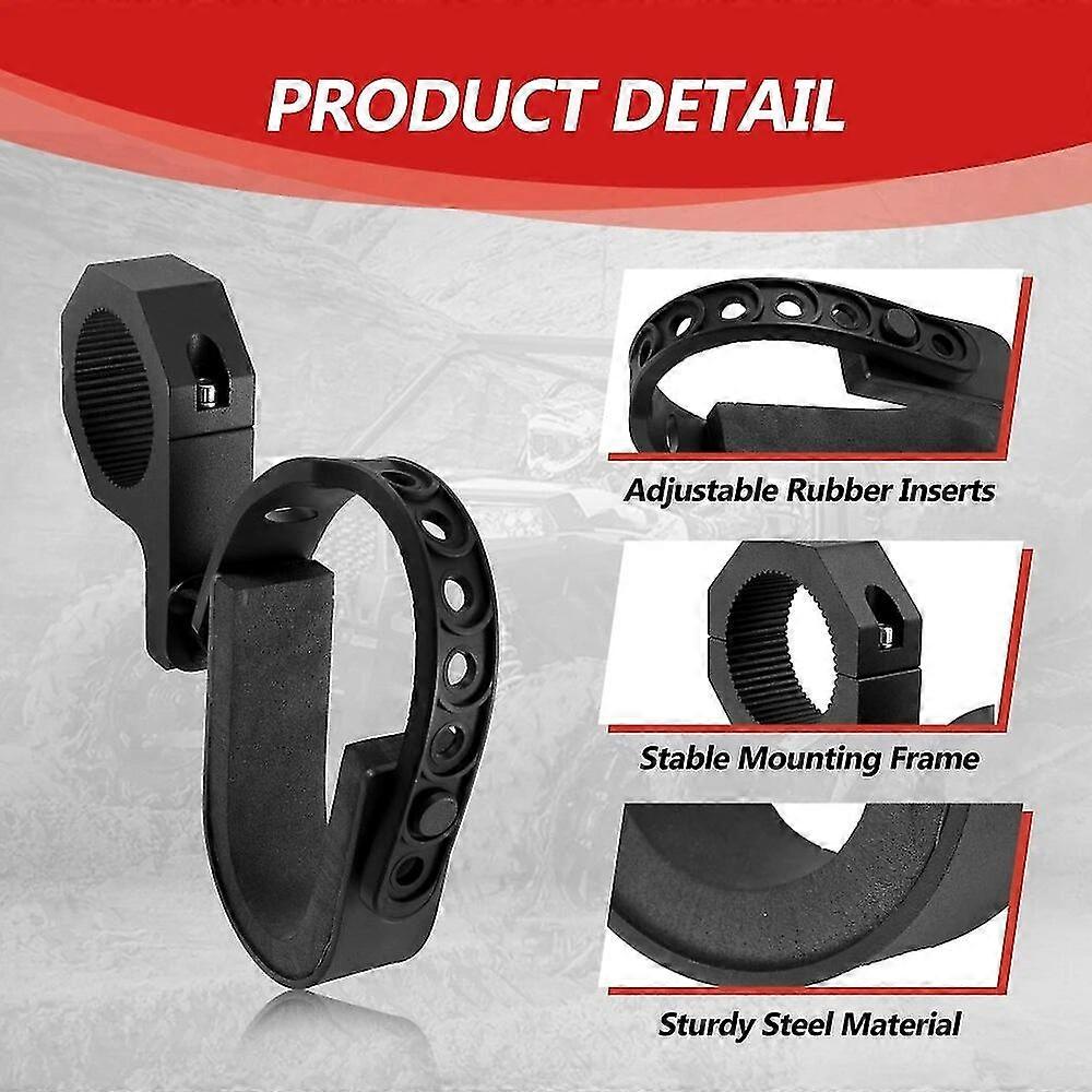 4PCS UTV Roof Gun Holder Rack Mount Bow &Utility Rack for 1-2 Round ...