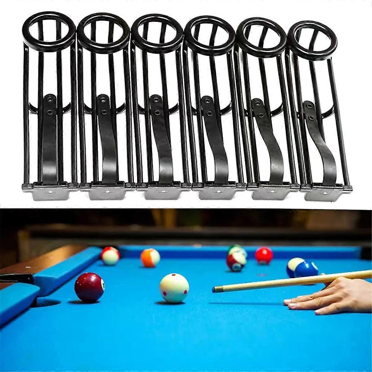 6 Pcs Billiards Table Pocket Rail Billiard Table Slide Track Snooker ...