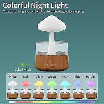 Mushroom Rain Air Humidifier Electric Aroma Diffuser Rain Cloud Smell ...