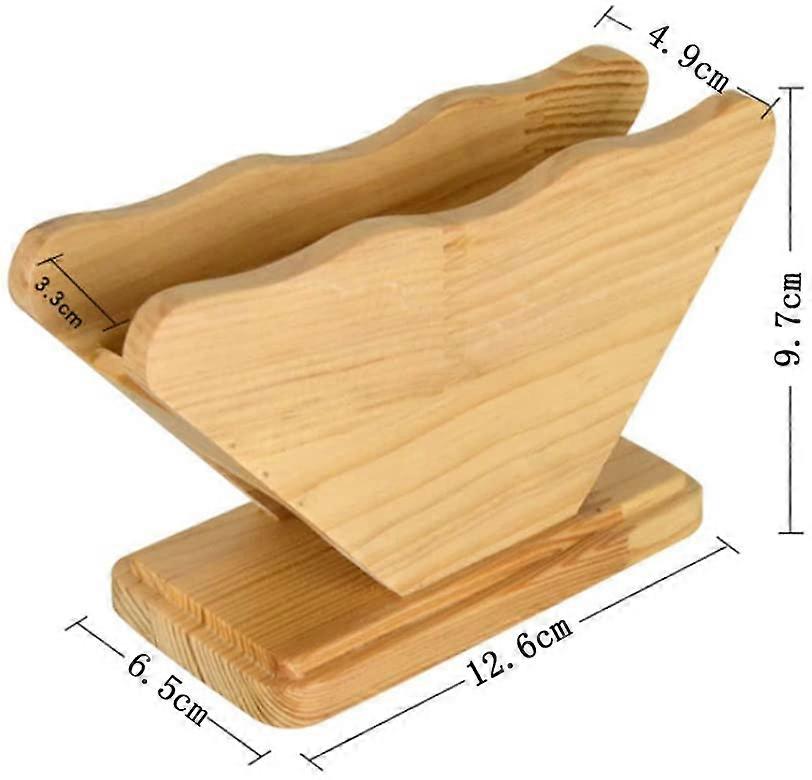 2024Wood Coffee Filter Holder,Coffee Paper Storage Rack,Filter Paper ...