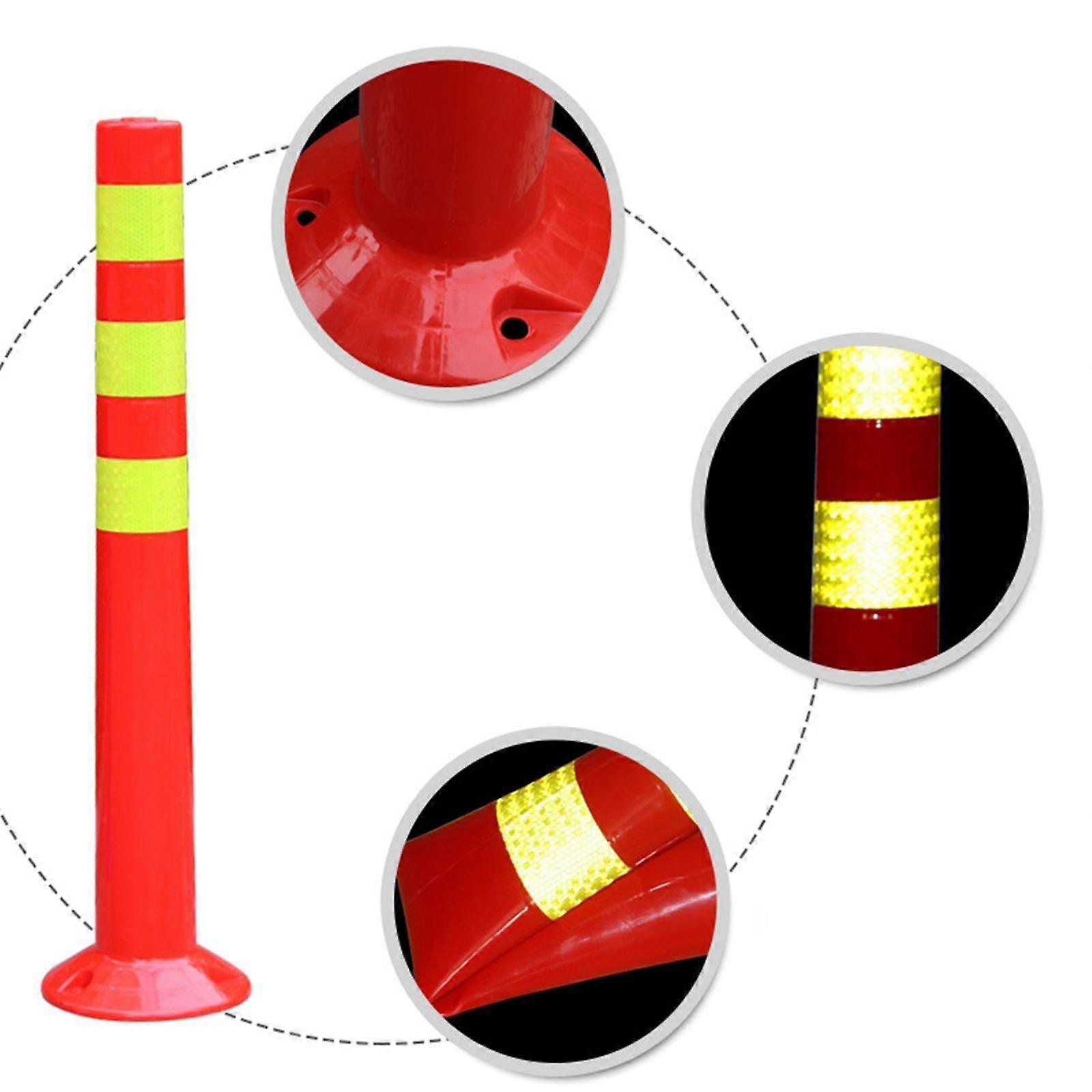 Parking Barrier Pole with Reflective Traffic Area Driveway Safe Bollard ...