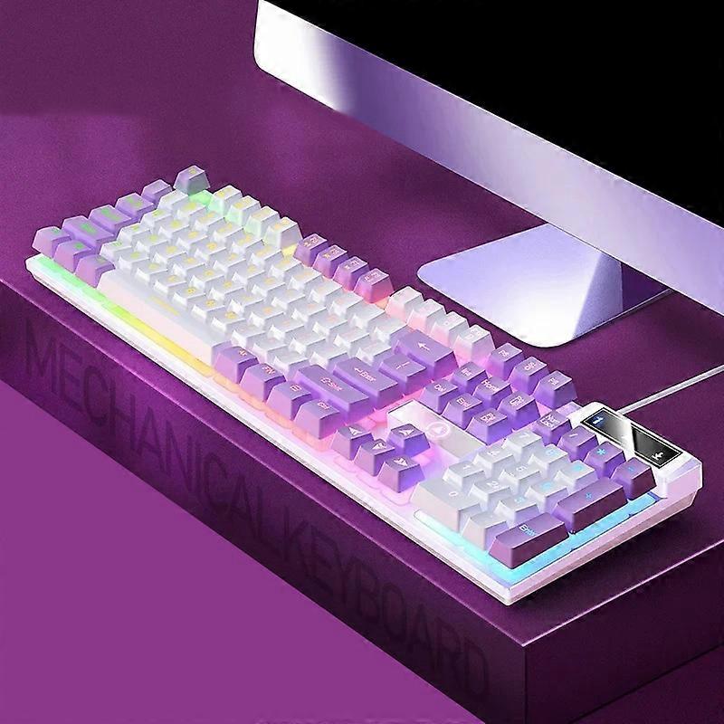 YINDIAO K500 Backlit Wired Gaming Keyboard Ambient Light Home Computer ...