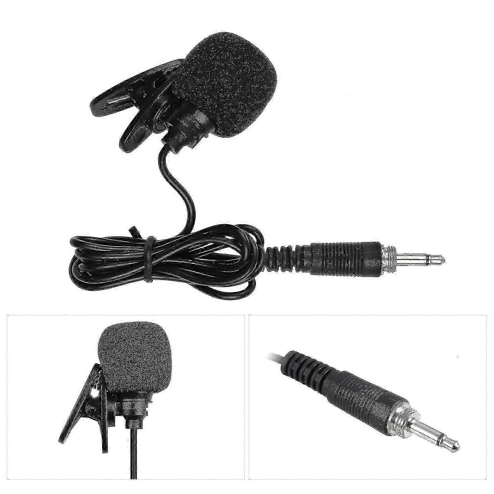 Portable Lavalier Lapel Collar Clip-on Wireless Microphone Voice ...