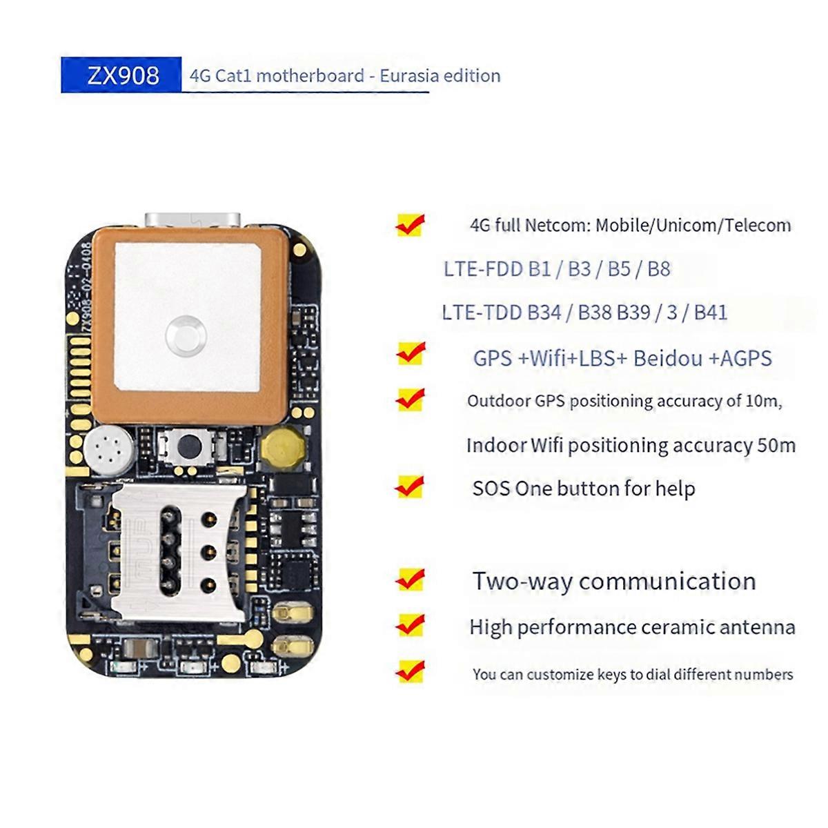 4G Mainboard GPS Locator Module Solution Chip Module | Fruugo UK