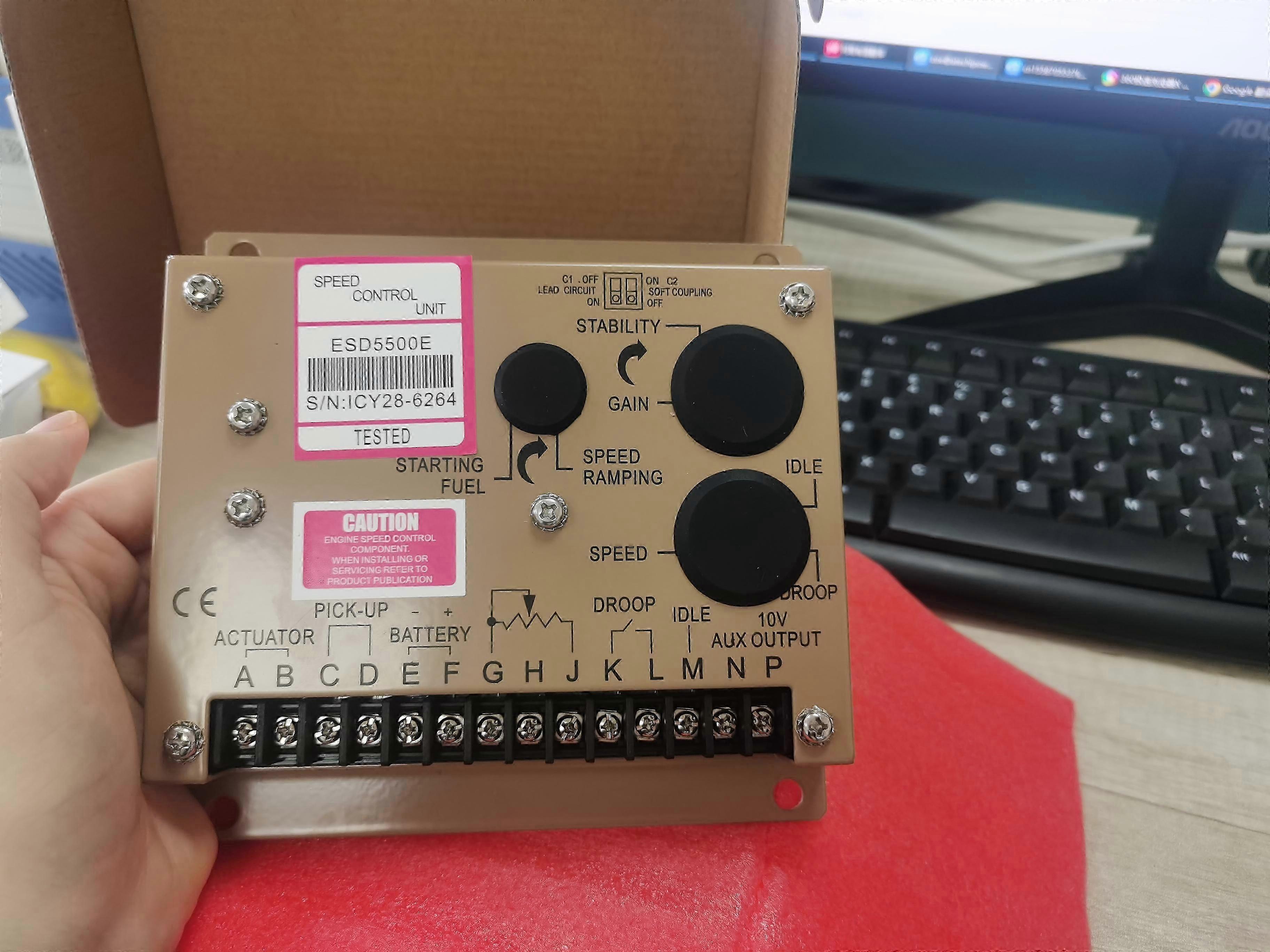 ESD5500E Generator Genset Electronic Speed Governor ESD5500 Control Unit Speed Controller ...