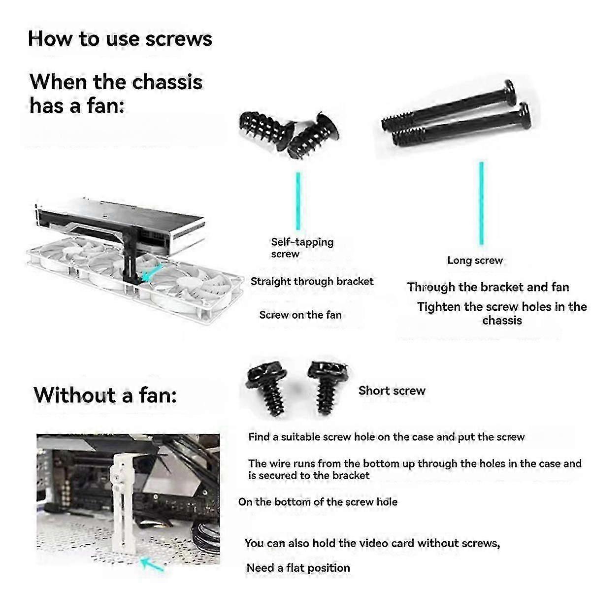 GPU Support Frame Adjustable GPU Brace Prevent Sagging Video Card ...