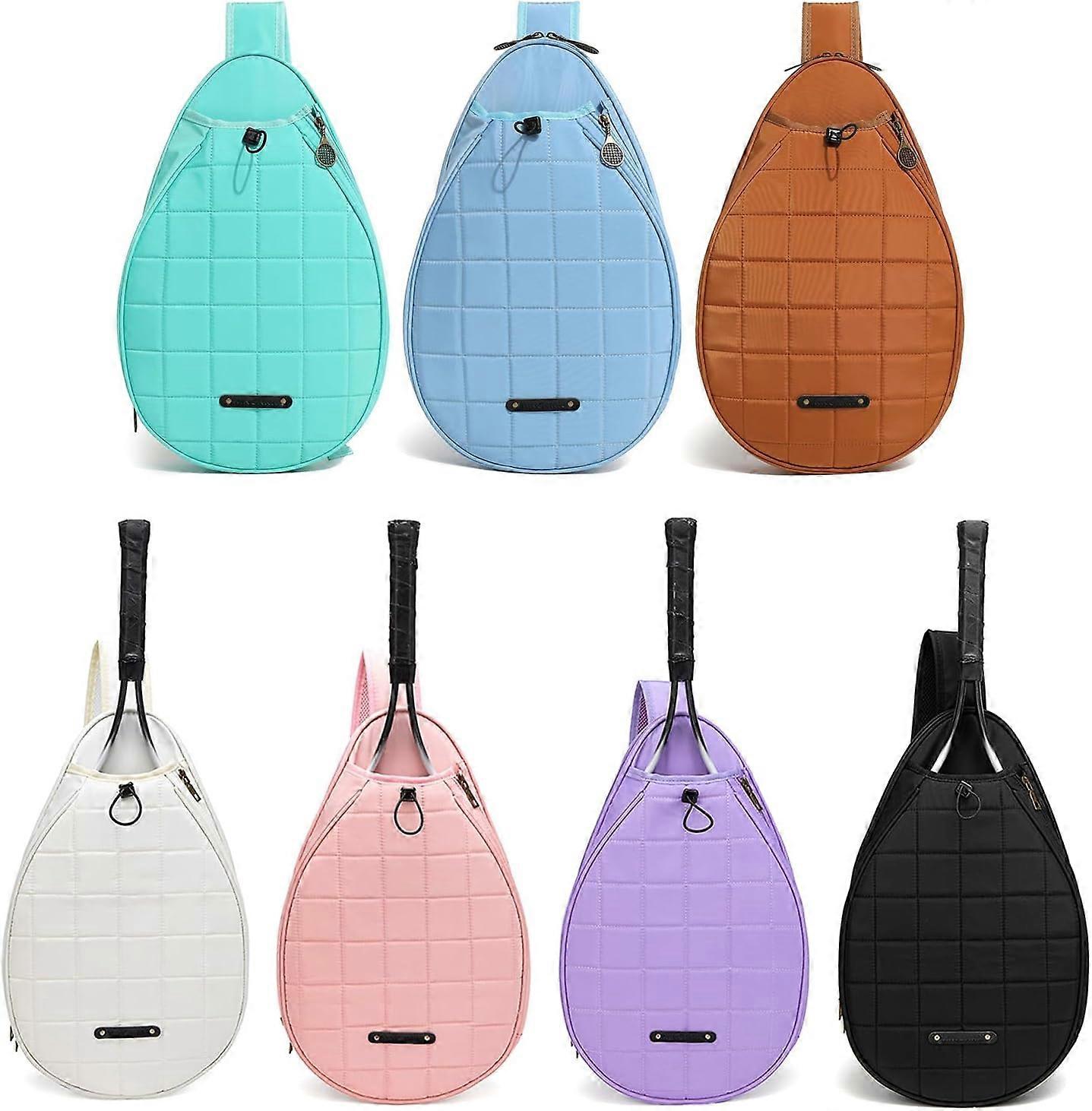 Shoulder Purse for Tennis Racket - Multi-Compartment Sling Bag for ...