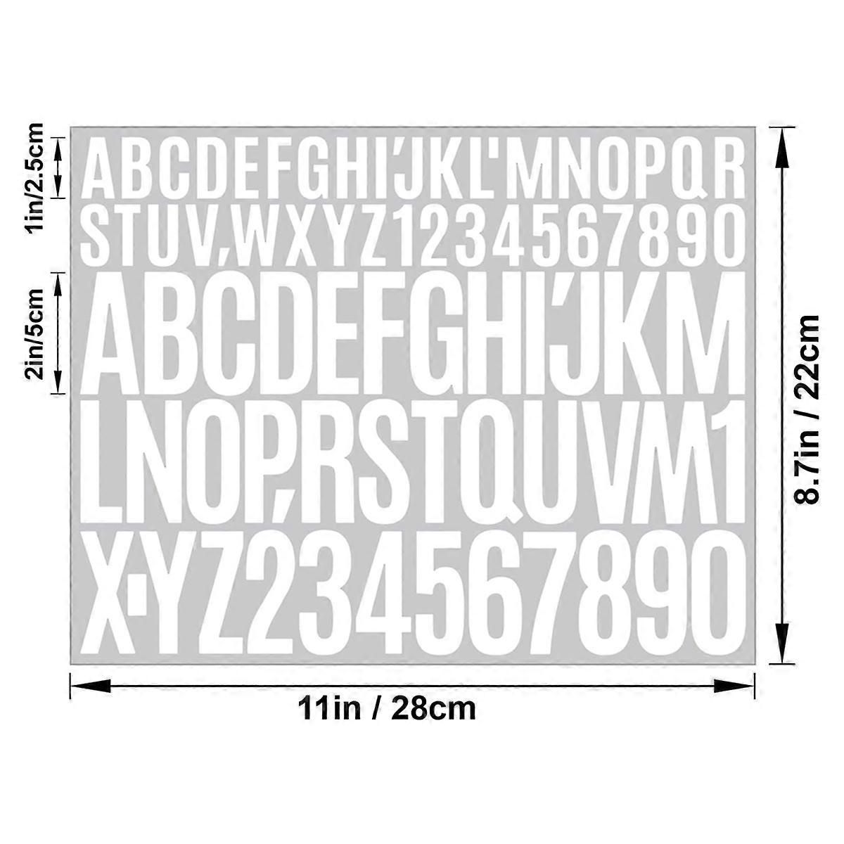 9 Sheets Letters Stickers,Self Adhesive Vinyl Letter Stickers Aesthetic ...