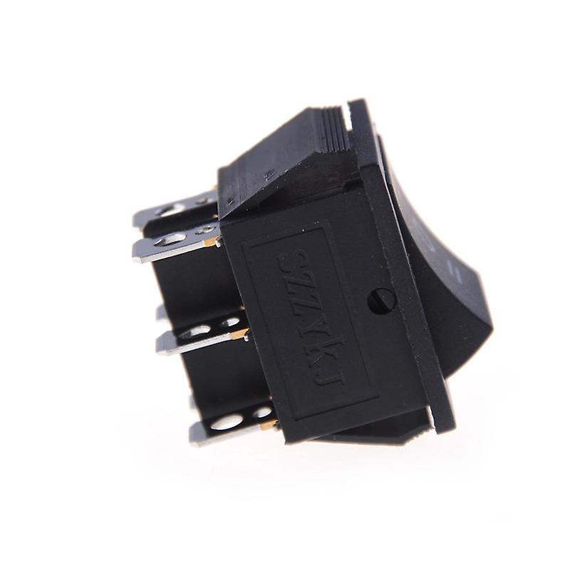 1PCS KCD4 Rocker Switch Black DPDT ON/OFF/ON 6 PIN 16A/250VAC 20A ...