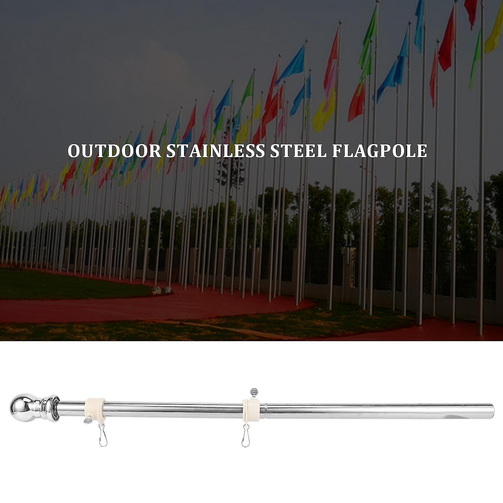 Flagpole, Stainless Steel Flagpole, Suitable For House Courtyard Garden ...
