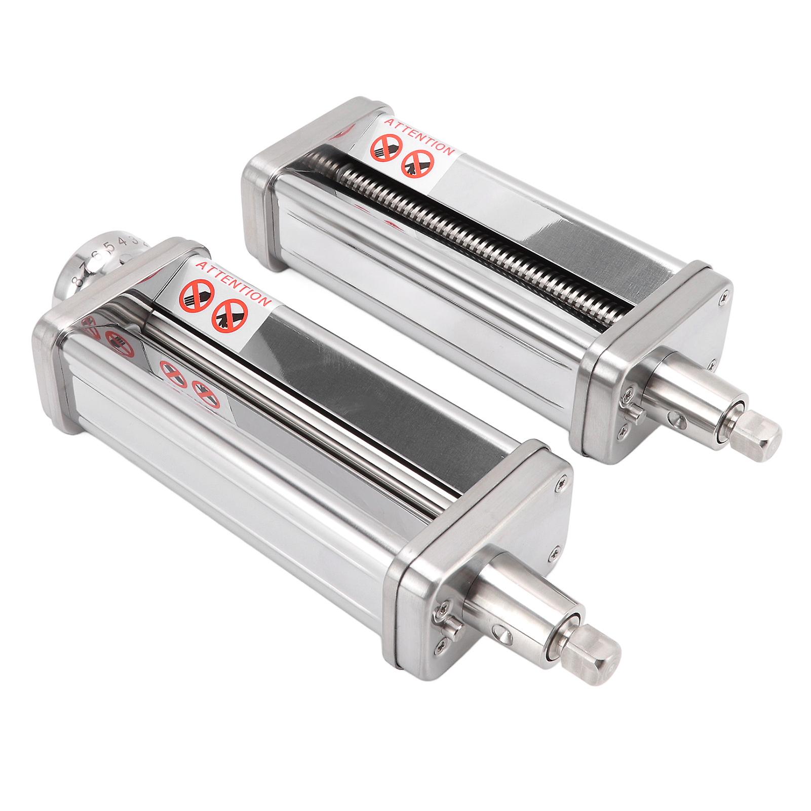 Gourmet Chef's 3-In-1 Pasta Attachment, Stainless Steel Pasta Roller ...