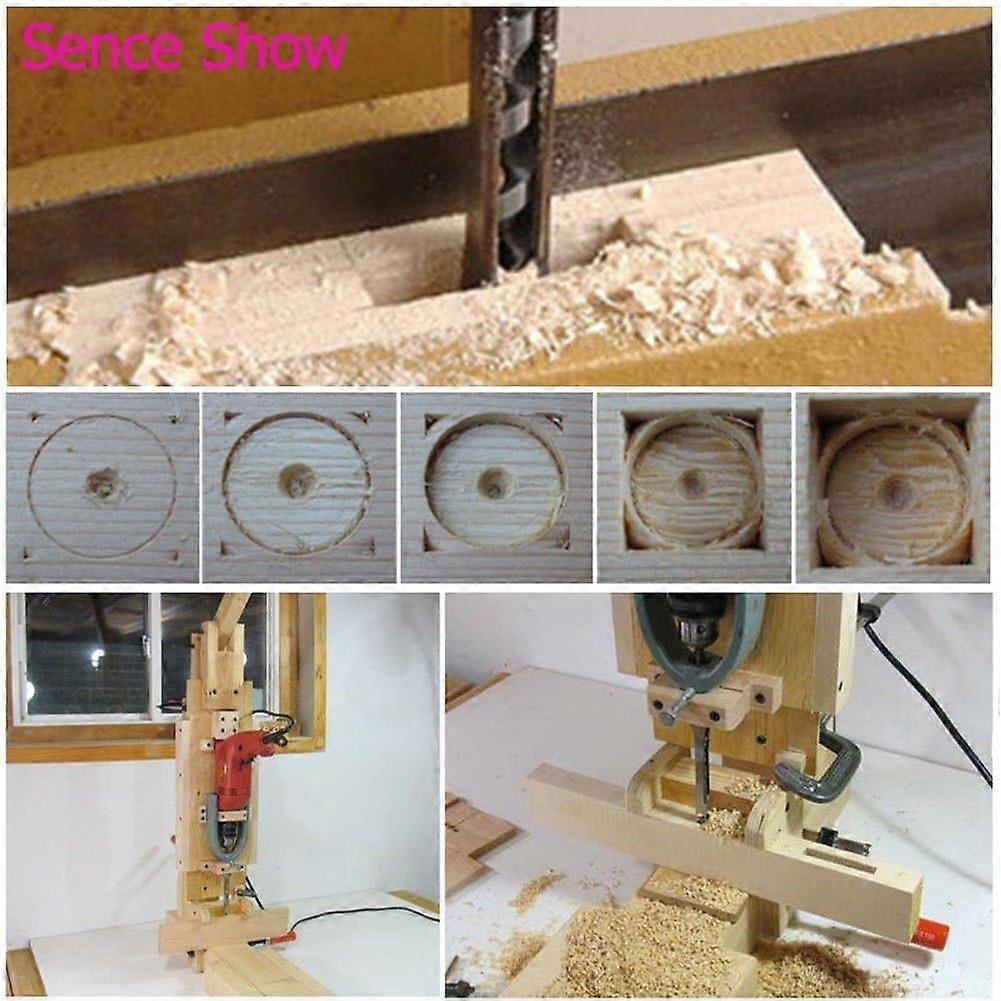 4 Piece Chisel Set Square Hole Drill Bits, Steel Hollow Chisel ...