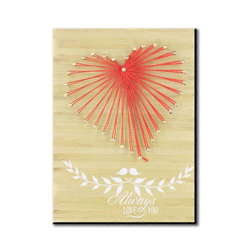 DIY Nail String Art Kit 3D Drawing Nails Winding Lines Painting Home ...