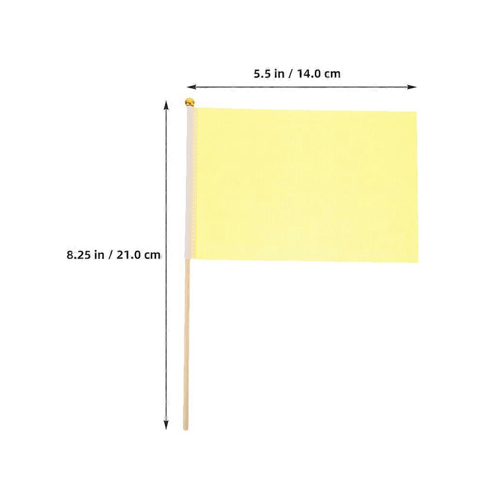 25pcs Small Solid Color Flags Celebration Waving Flags Parade Colored ...