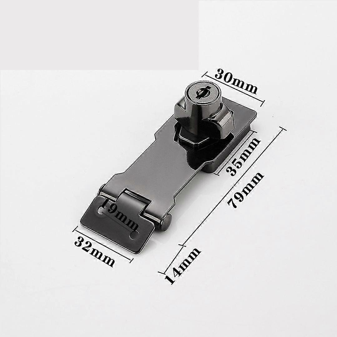 Hasp 2 Pack 3 Inch Lock Hasp Box With Key Hasp With Lock And Hasp Metal ...