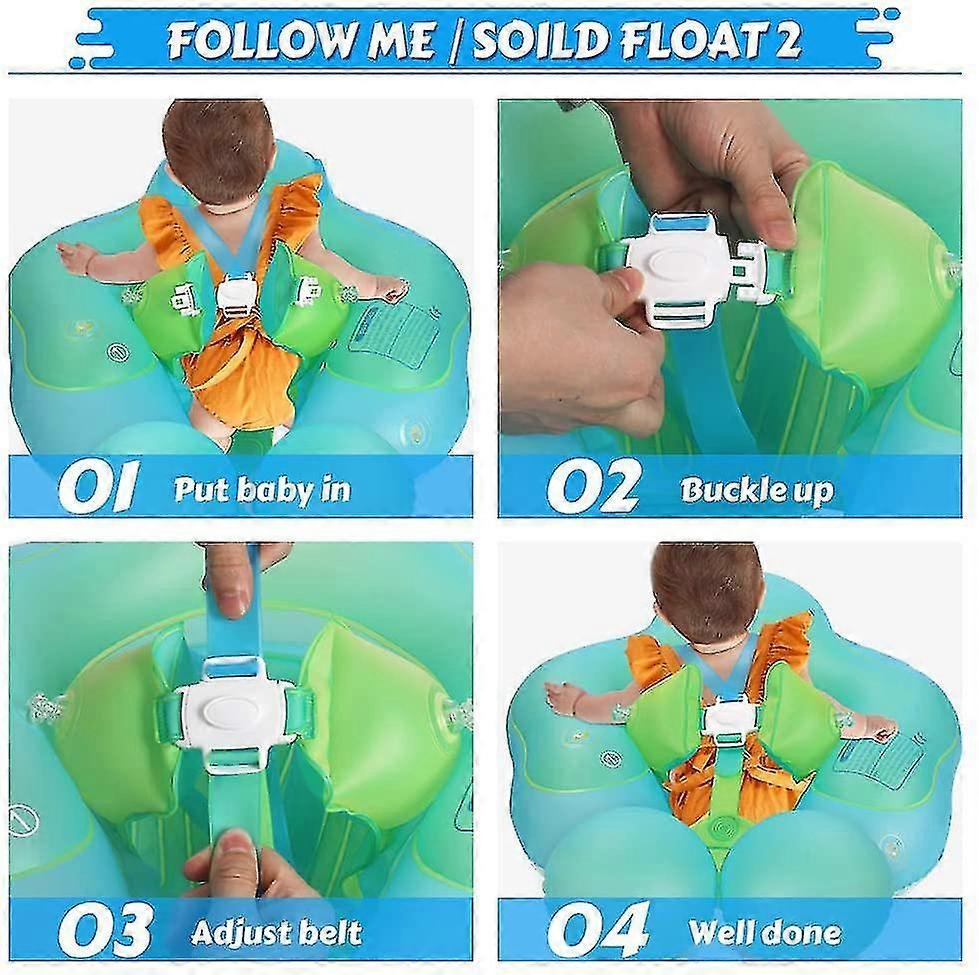 Baby Inflatable Swim Ring, Baby Swimming Pool Float With Removable Uv ...