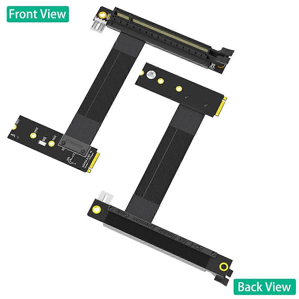 Riser Cable M.2 NVME to PCIE X16 Adapter Graphics Extension Cable 90 ...