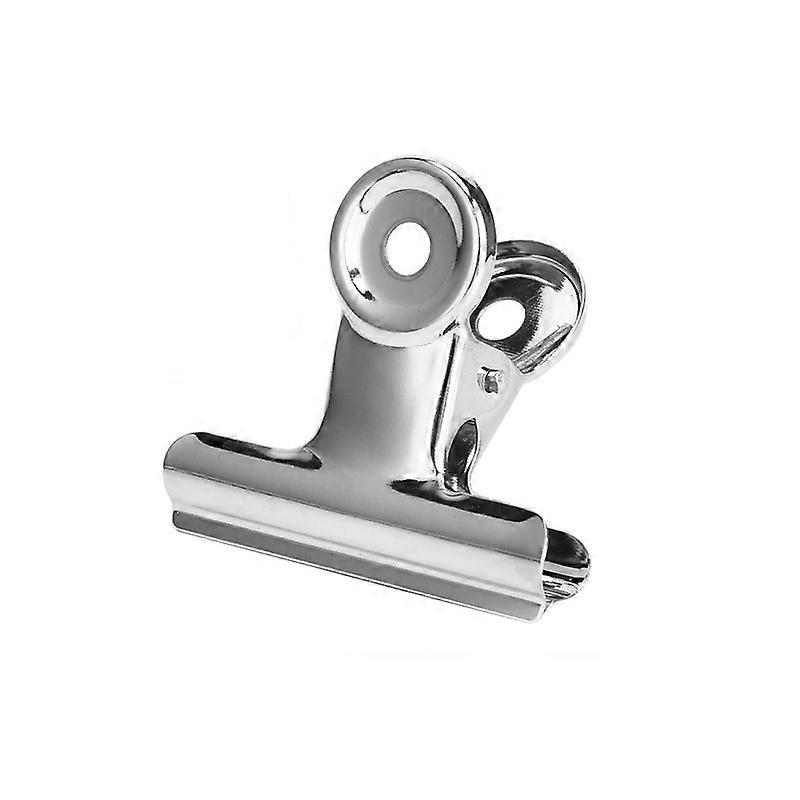 Metal Clips, 20Pcs Metal Hinge Clips, 22mm Silver Binder Clips for ...