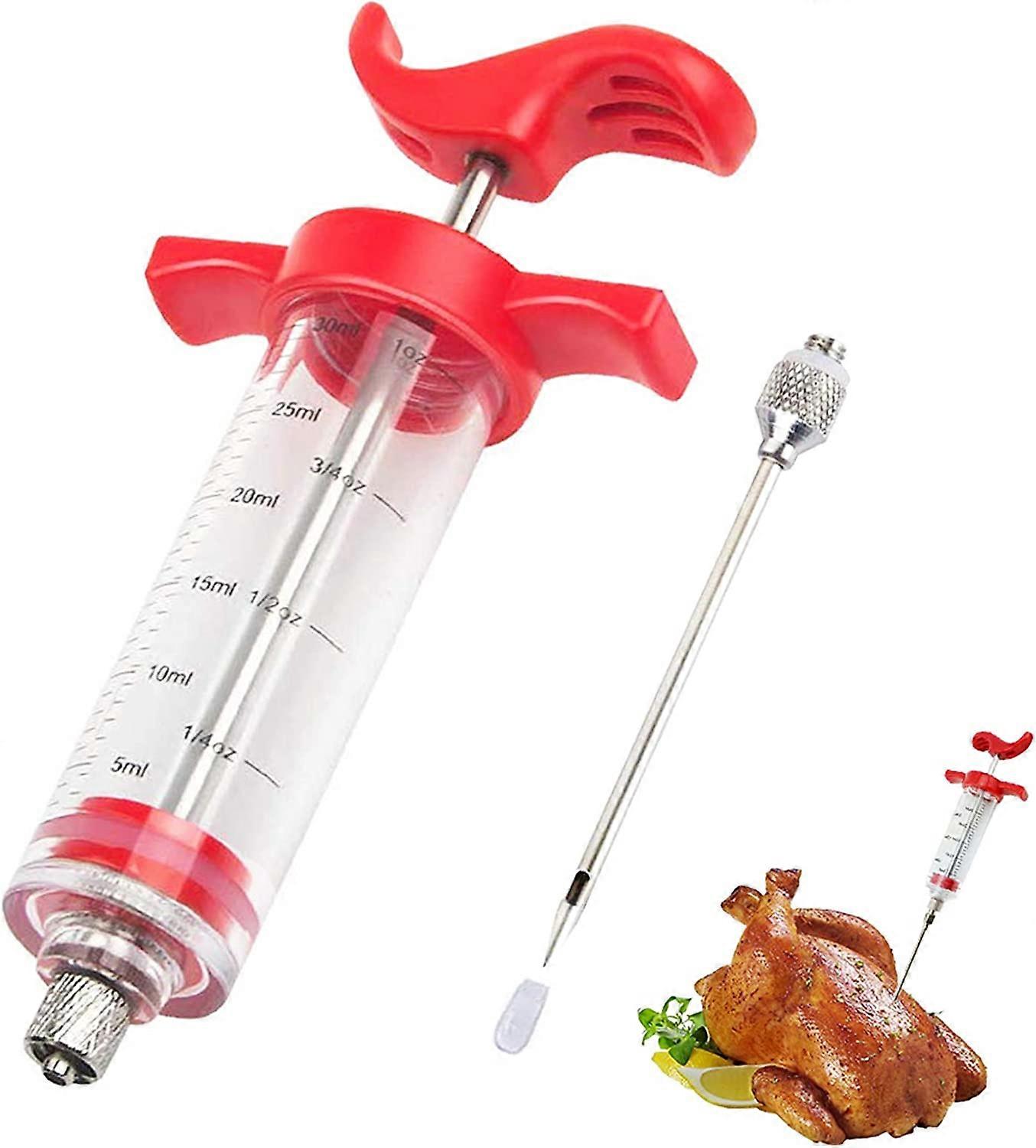 Sauce Syringe/Marinade Injector/with Needle Capacity for Basting and ...