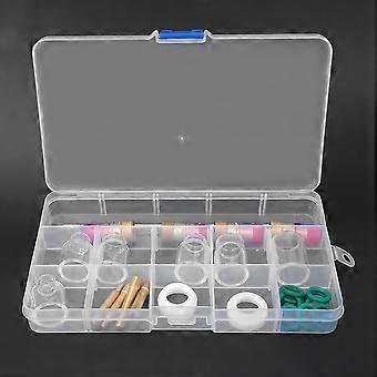 30pcs TIG Welding Kit Gas Len Glass Cup Tungsten Needle for WP17/18/26 ...