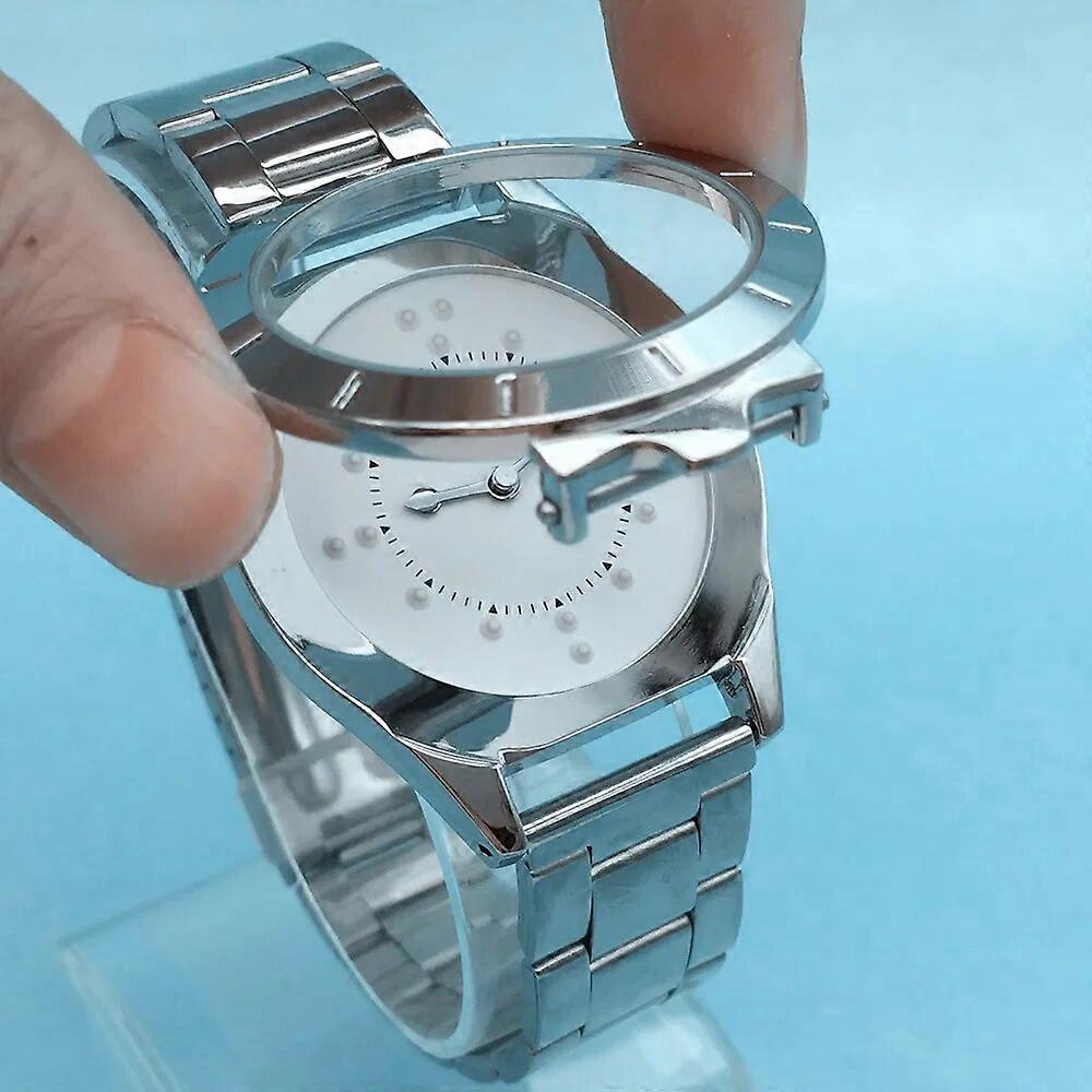 Stainless Steel Tactile Watch For Blind People Or The Elderly Battery ...
