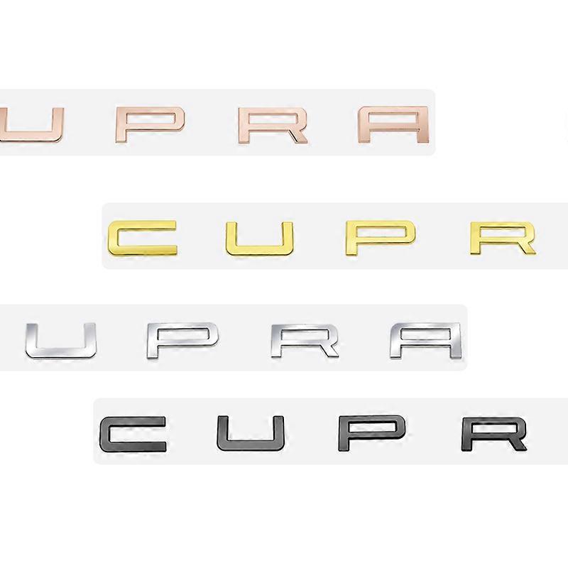 Car Accessories Metal Letter Car Front Bumper Emblem Rear Trunk Body ...