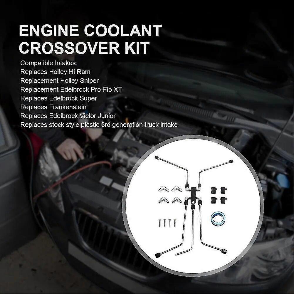 Coolant Crossover Steam Vent Kit Stainless Steel Coolant Crossover ...
