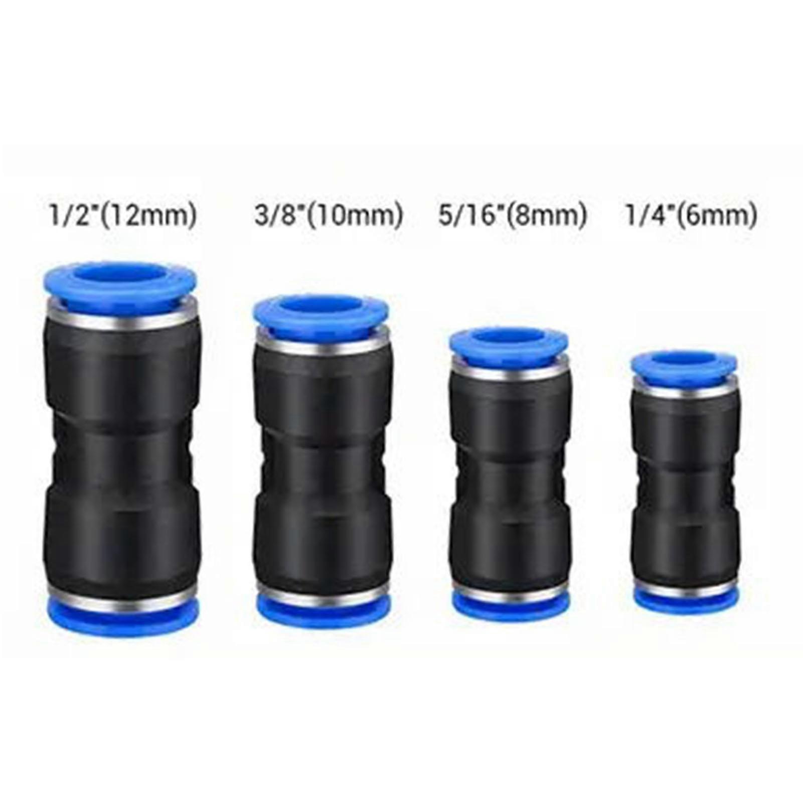 40Pcs Straight Push Connectors to Connect 6 8 10 12 MM Quick Release Connectors Air Line ...