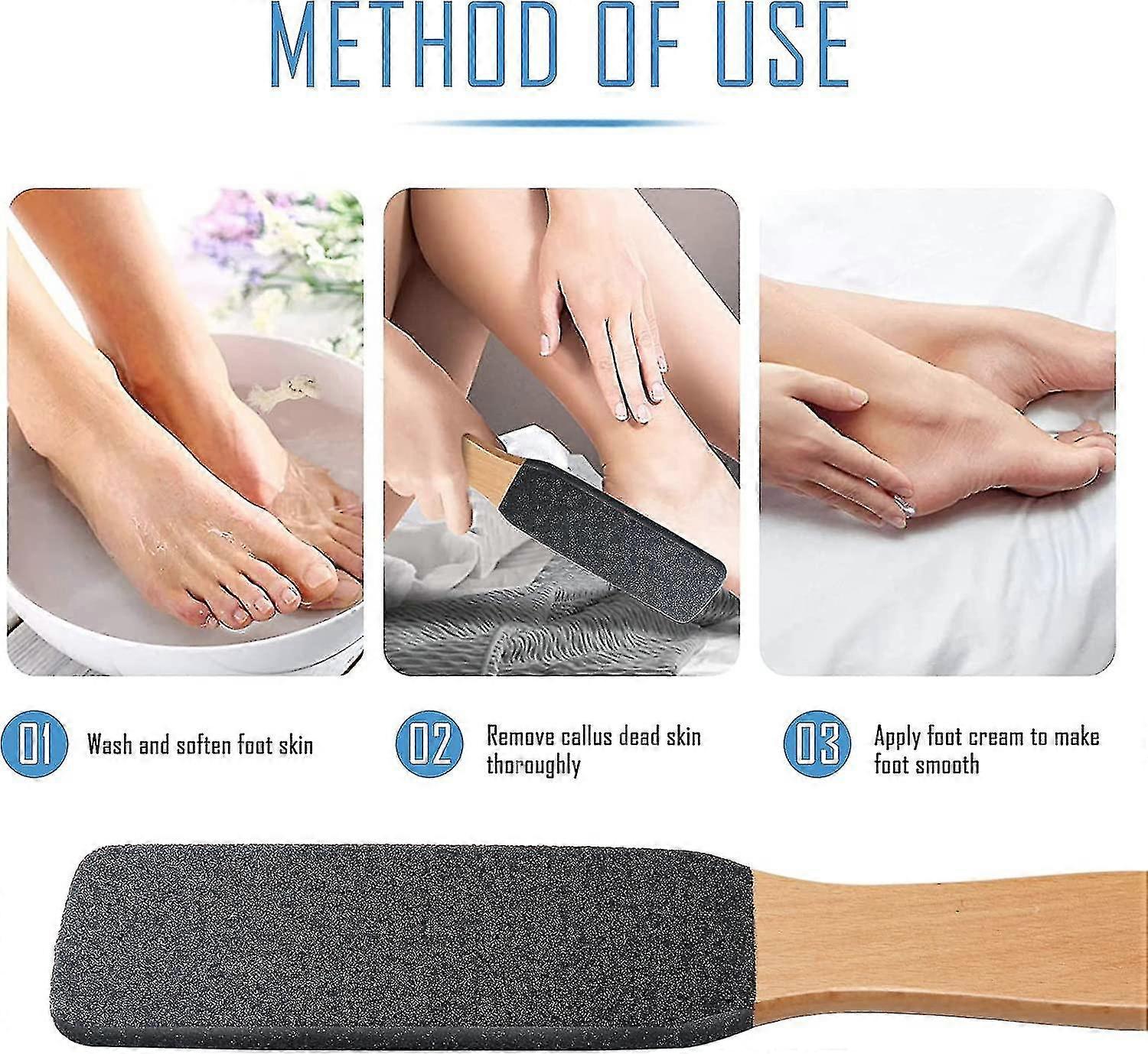 Foot File, Double Sided Foot Files For Hard Skin Remover Professional ...
