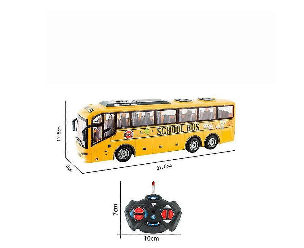Remote Control Bus All Directions Driving RC School Bus Electronic ...