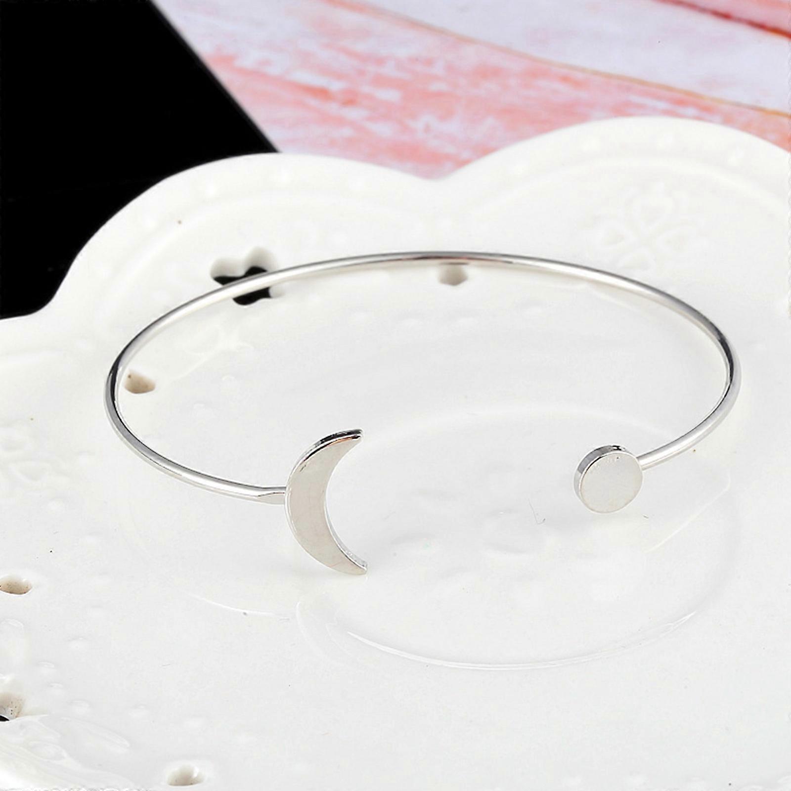 Retro Greek Roman Open Ended Moon Shape Bracelet Armband Upper Arm Cuff ...