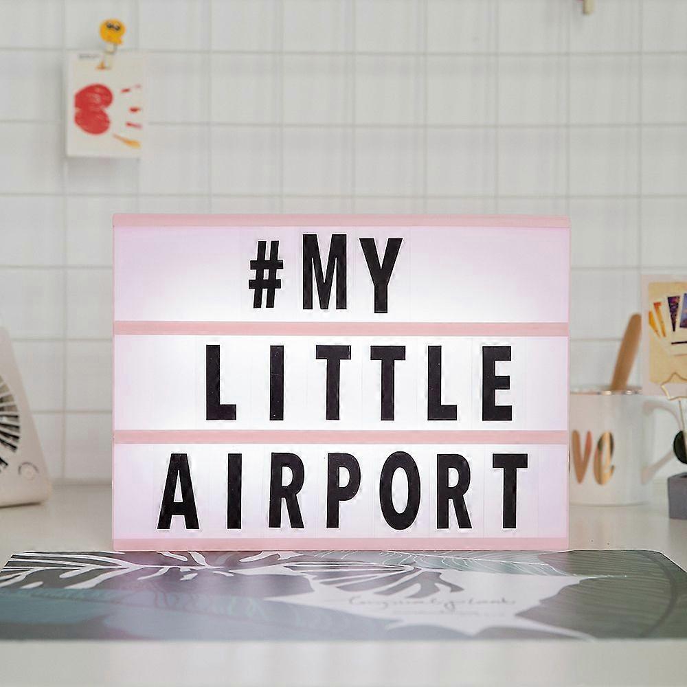 LED Night Light Box Size A4 A5 A6 Colorful Or Black Letter/Number ...