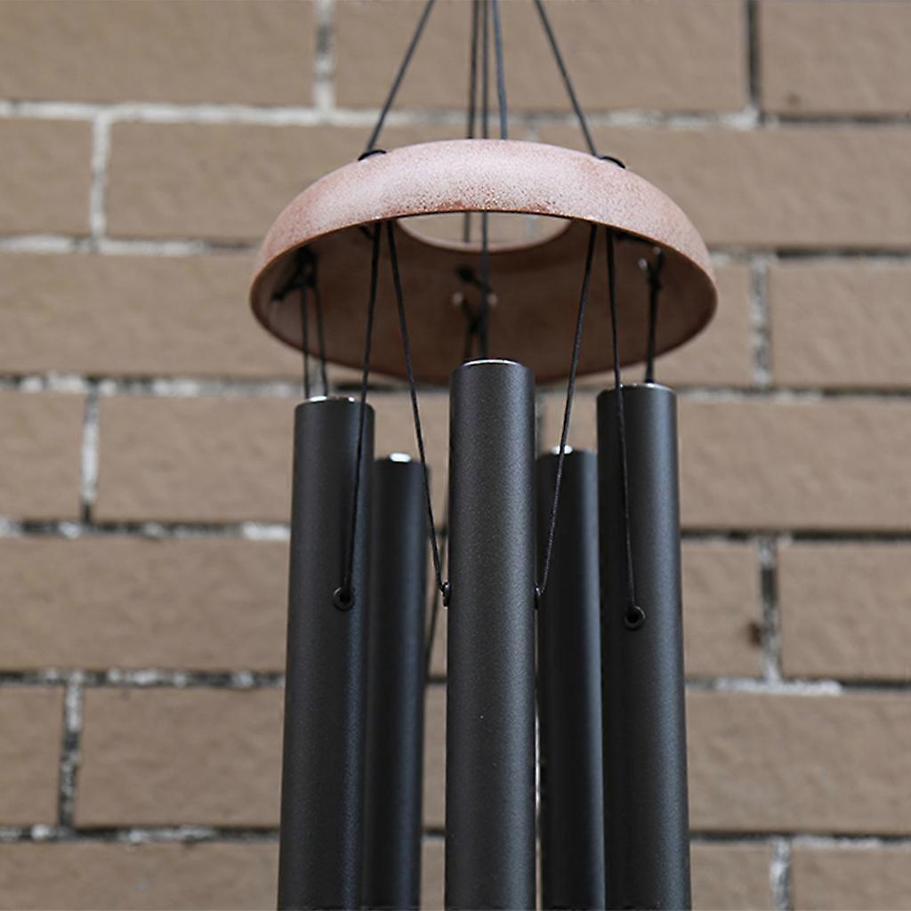 Outdoor Wind Chime, with 5 Aluminum Tubes, Wooden Wind Chime to ...