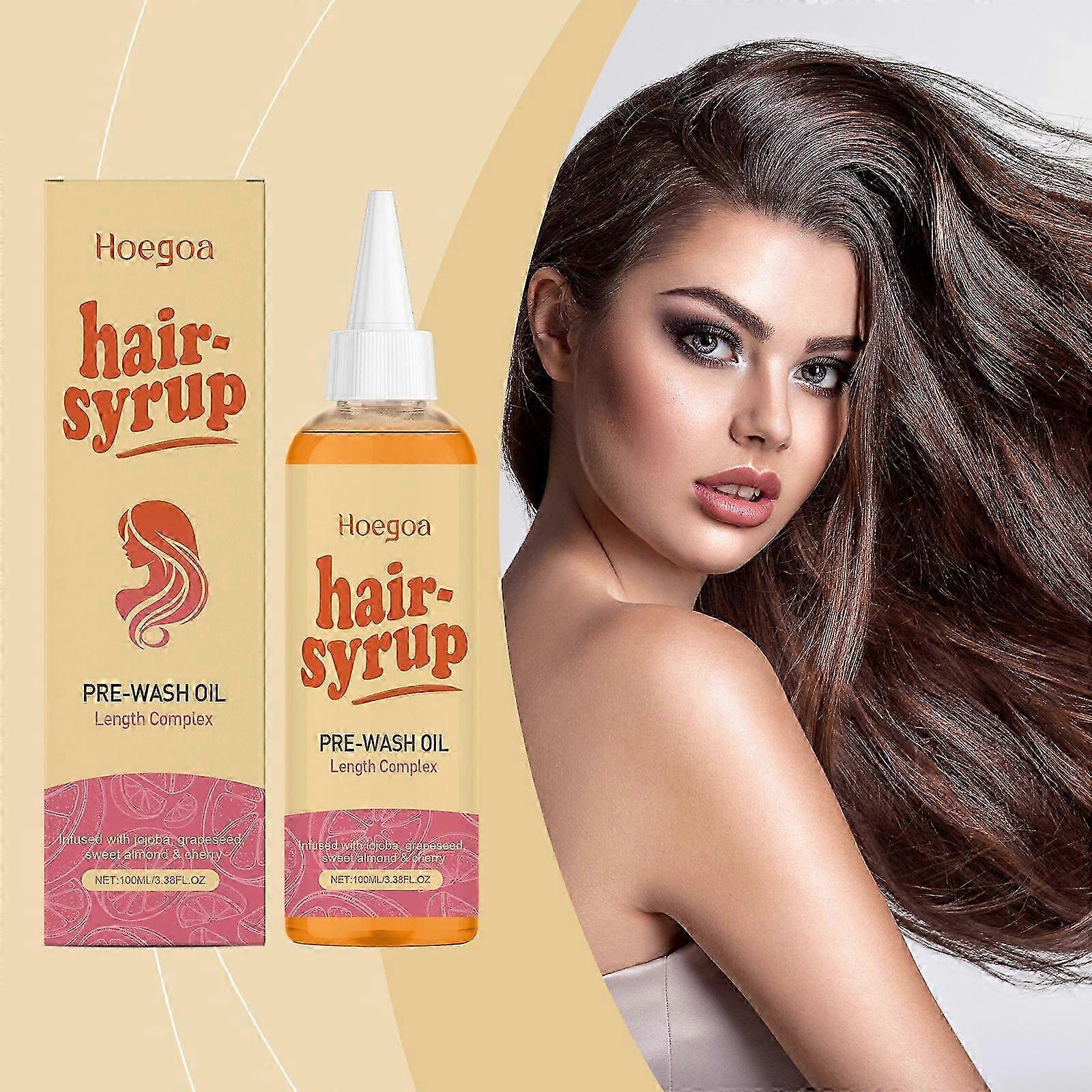 Rapunzel Hair Syrup Pre-Wash Oil Treatment for Hair Growth Boost 100ml ...