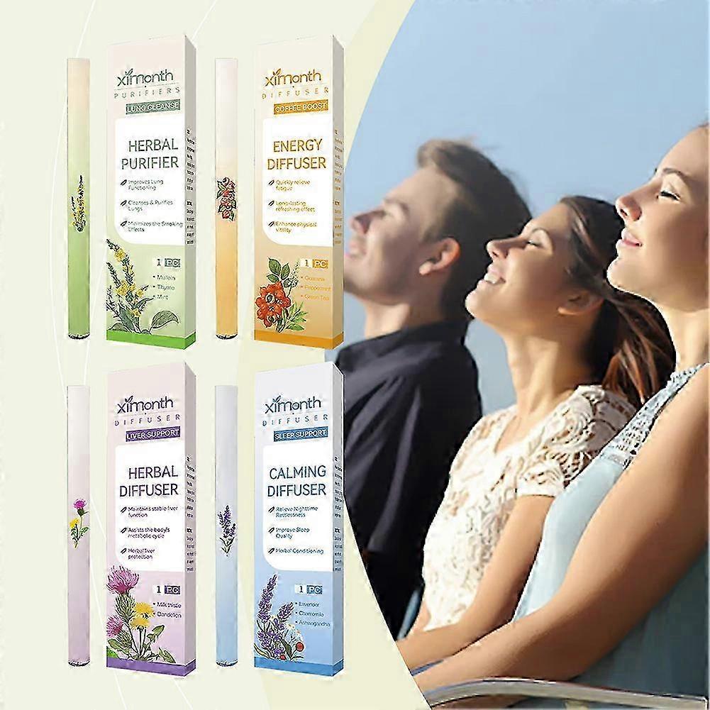 Portable Herbal Diffuser Pen Lung Cleanse & Energy Boost Air Freshener ...