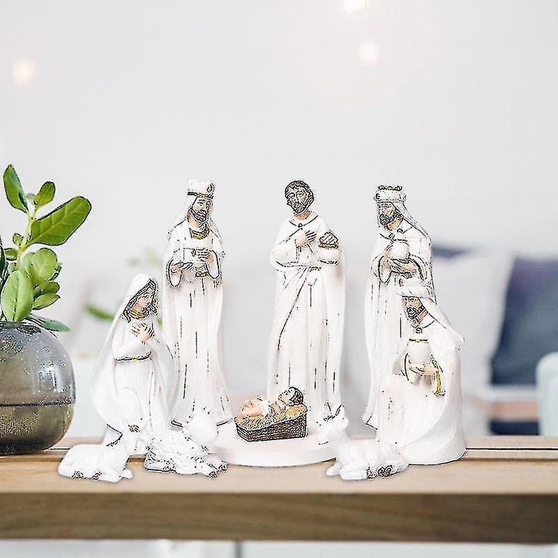 Nativity Sets For Christmas Indoor Delicate Nativity Scene Figurines ...