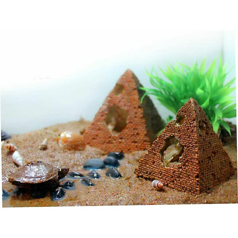 Pyramid Simulation Fish Fish Resin Fish Tank Shelter Aquarium Shrimp ...