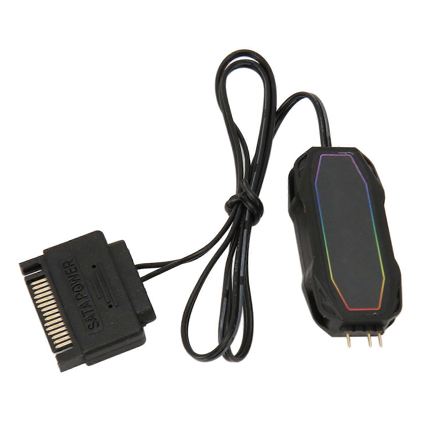 ARGB Controller 5V 3Pin SATA Power Supply Self Adjusting Speed ...