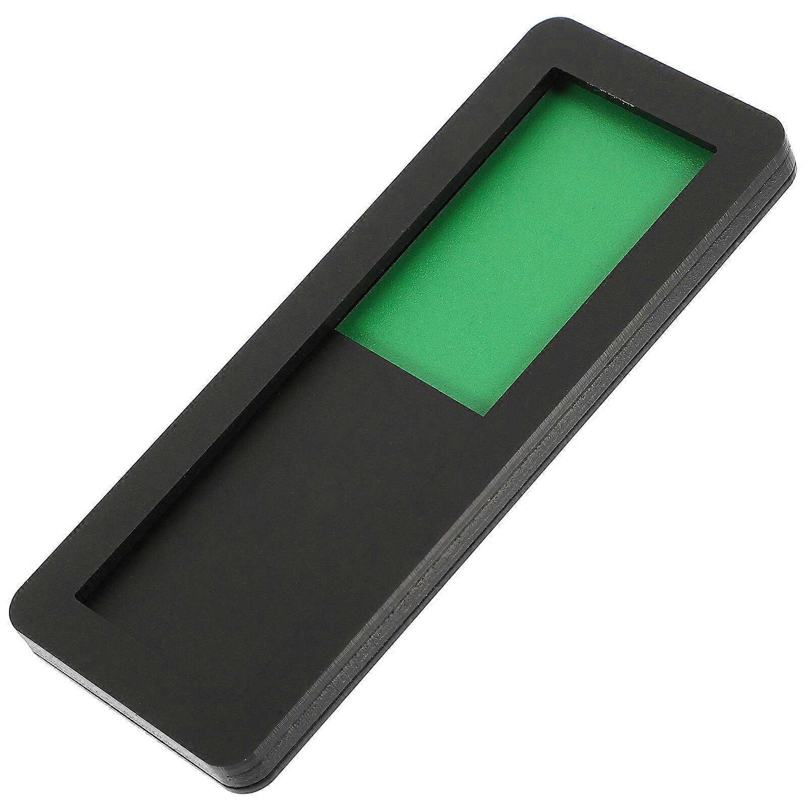 Office Privacy Sign Acrylic Door Sign Slide Door Indicator for Business ...