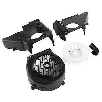 Engine Fan Cover Air Shroud Cooling Assembly Fit for GY6 125/150cc ATV ...