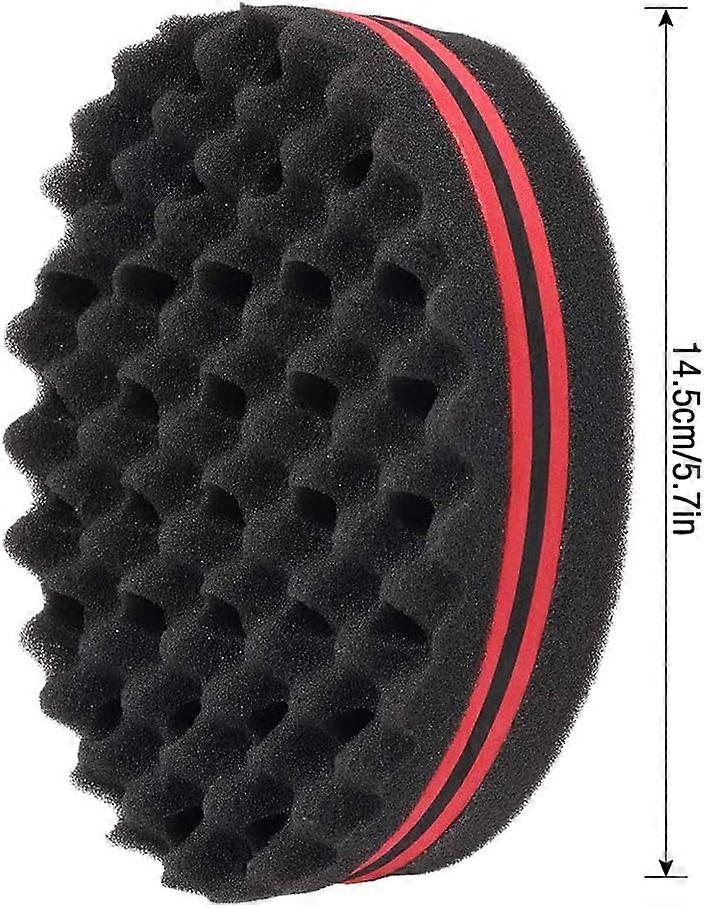 2 pieces Curly Sponge Magic Twist, Wave Barber Hairbrush Sponge ...