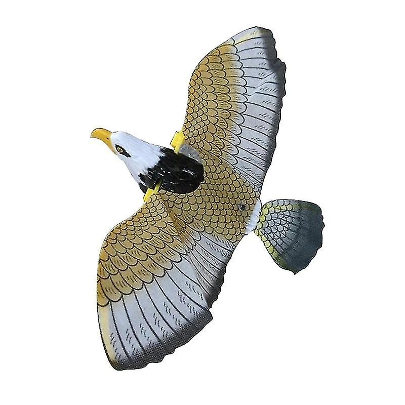 Big Electric Eagle Flying Bird, Led Light Eye Glowing, Sound Hawk Toy ...
