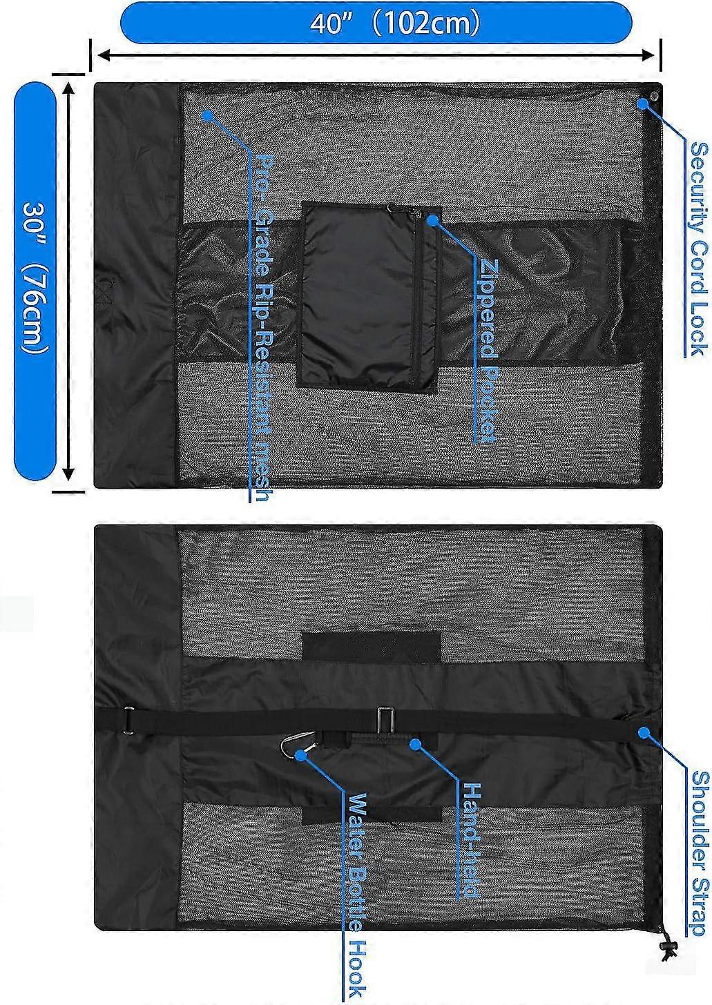 Extra Large Ball Bag, Mesh Bag For Soccer Ball, Basketball, Volleyball ...