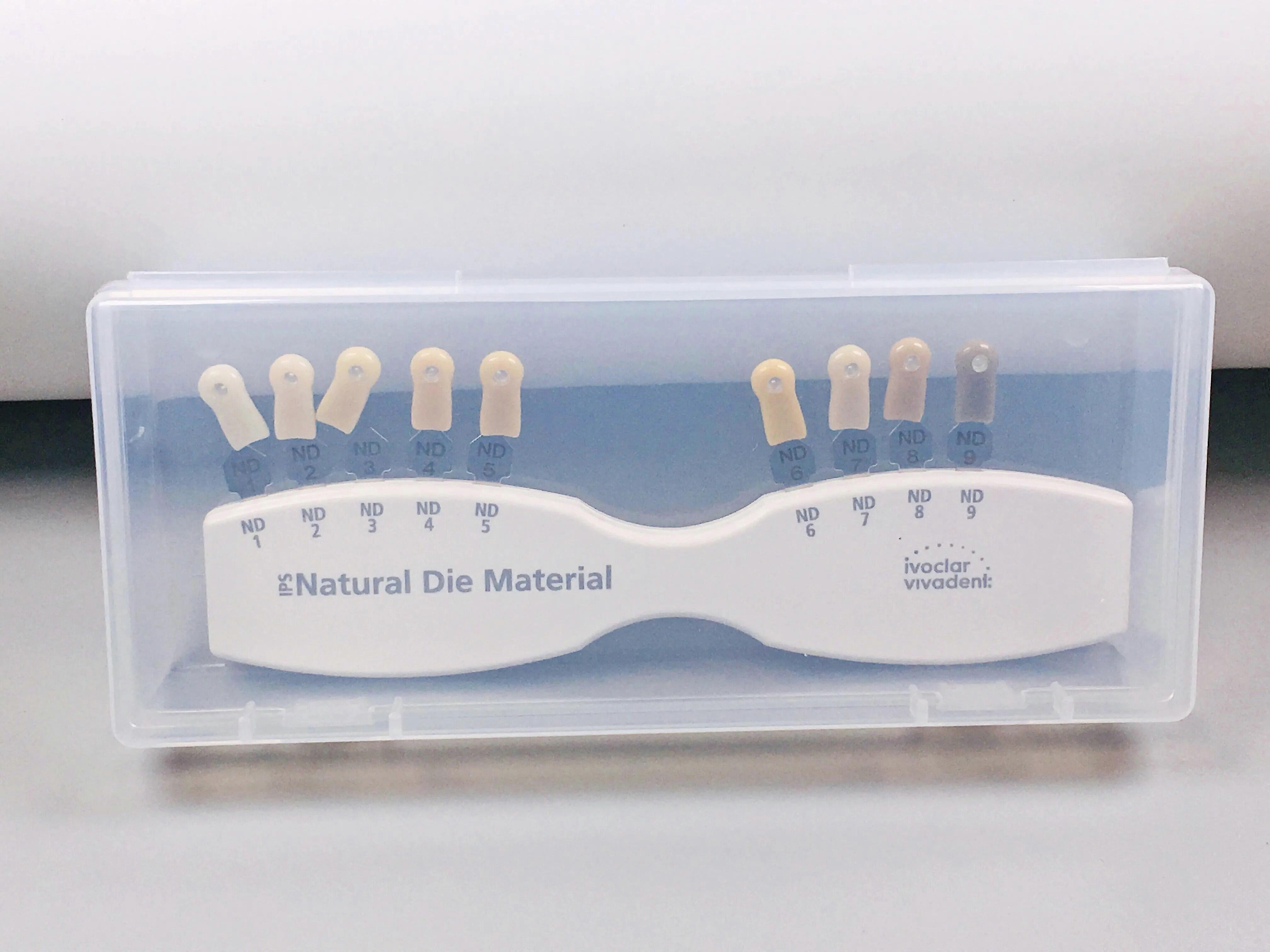 Dental ND1-9 Abutment Shade Guide for Porcelain Dentin Aesthetics ...