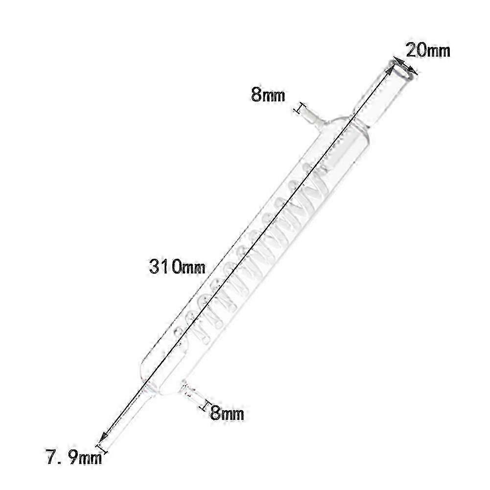 Distillation Chemistry Laboratory Glassware Tubes, Glass Condenser ...