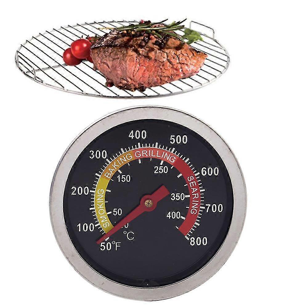 Barbecue Thermometer Oven Pit Temp Gauge 10~400 Bbq Smoker Grill ...